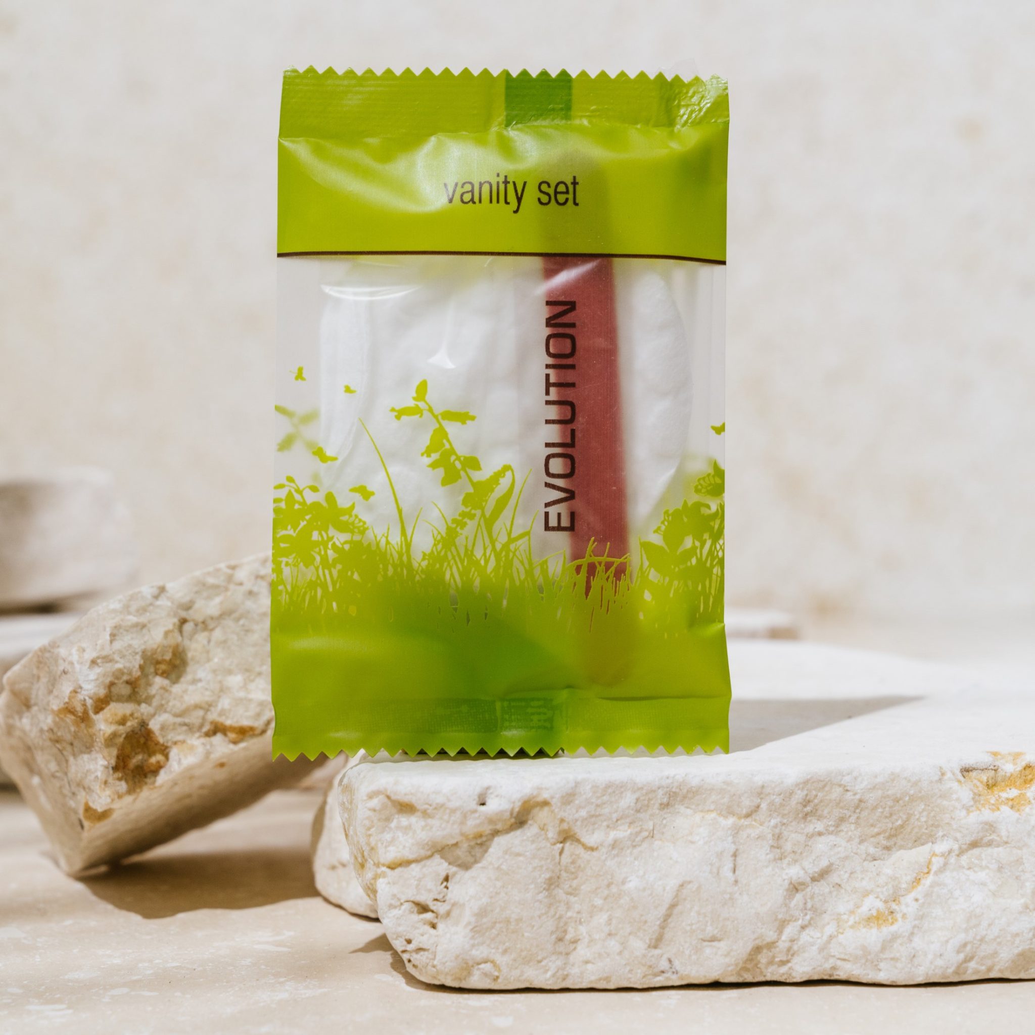 EVOLUTION Vanity Set Sachet (500) - Accom Assist